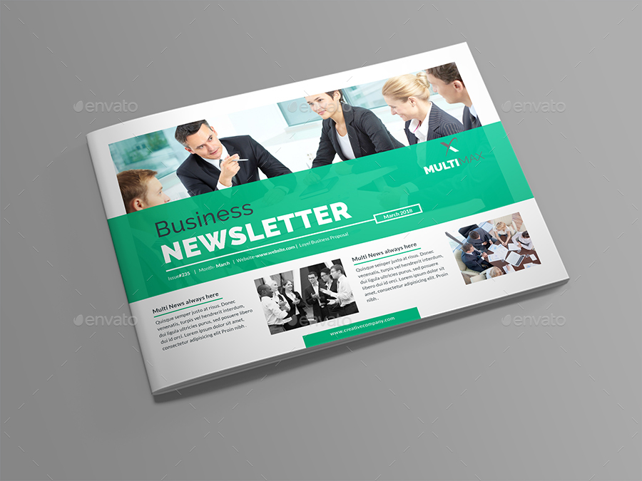 Corporate Business Newsletter, Print Templates | GraphicRiver