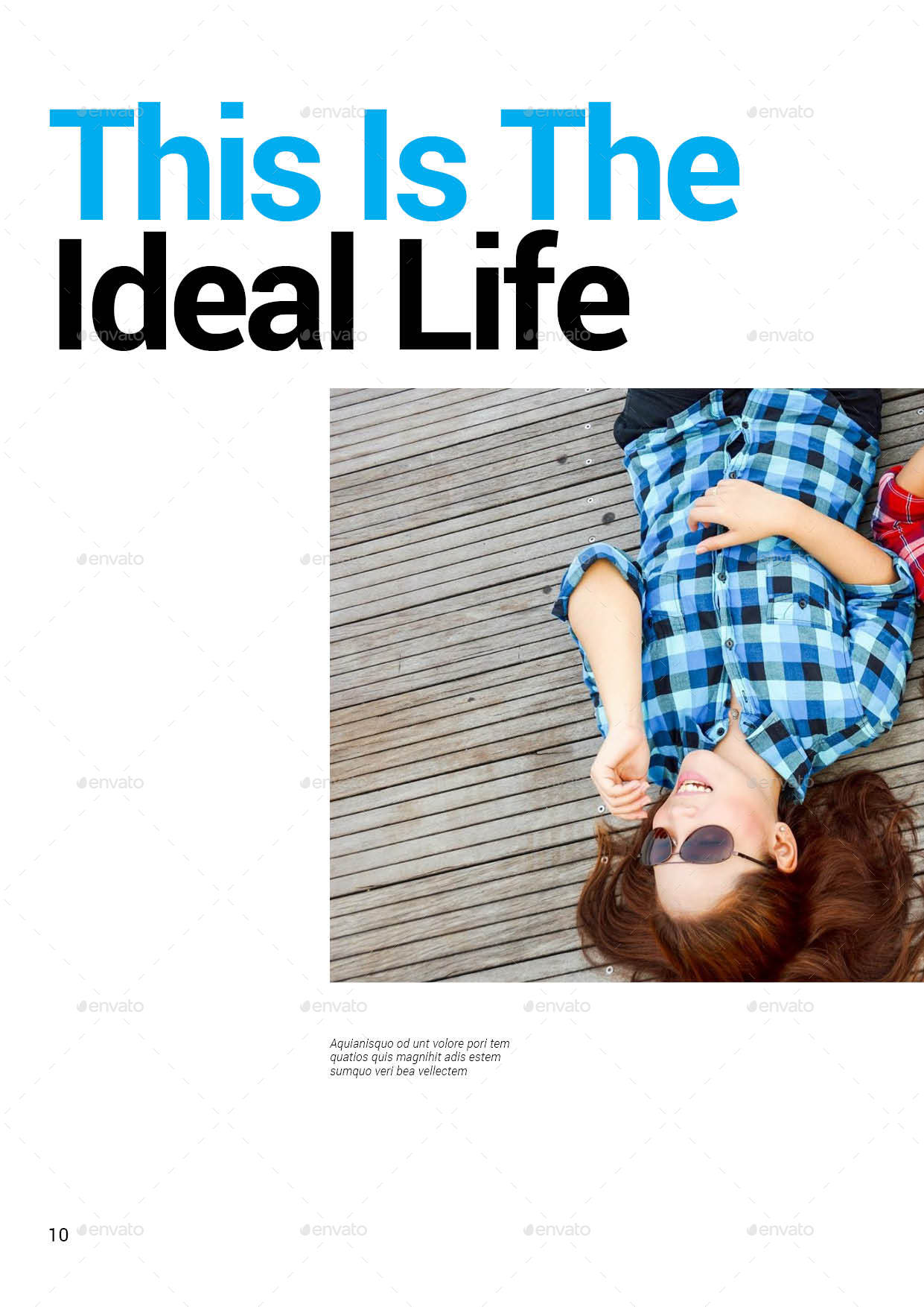Life Style Magazine Template by Luckascode | GraphicRiver