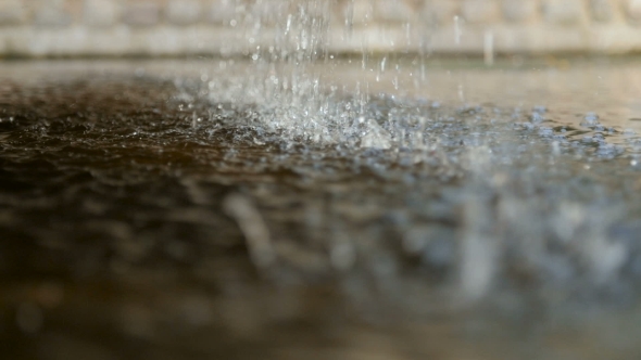 Of The Dripping Water, In The Sunlight., Stock Footage | VideoHive