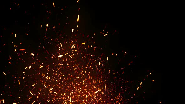 Fire Embers Sparks, Motion Graphics | VideoHive