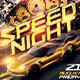 Speed Night, Print Templates | GraphicRiver