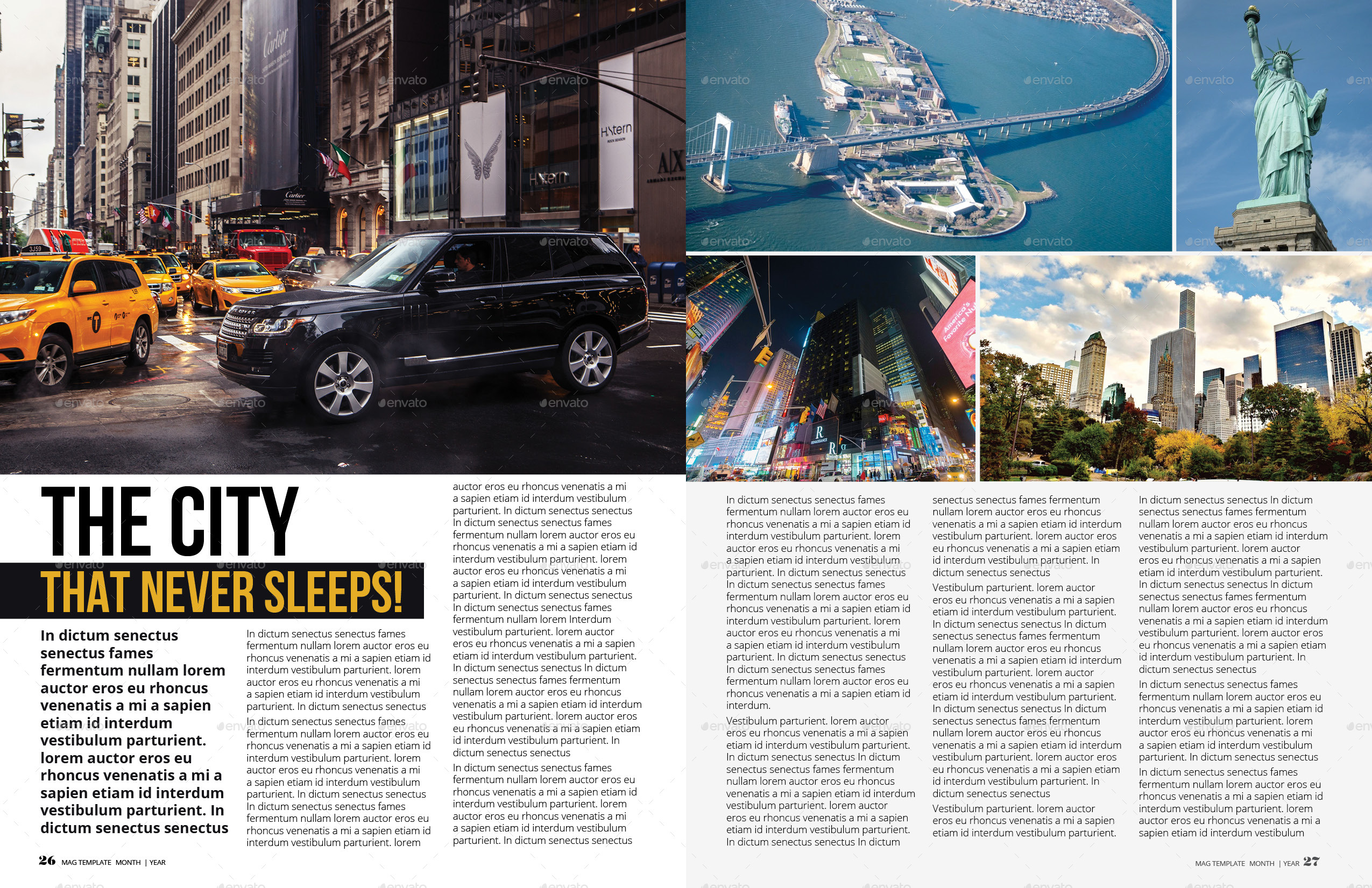 Magazine Template, Print Templates | GraphicRiver