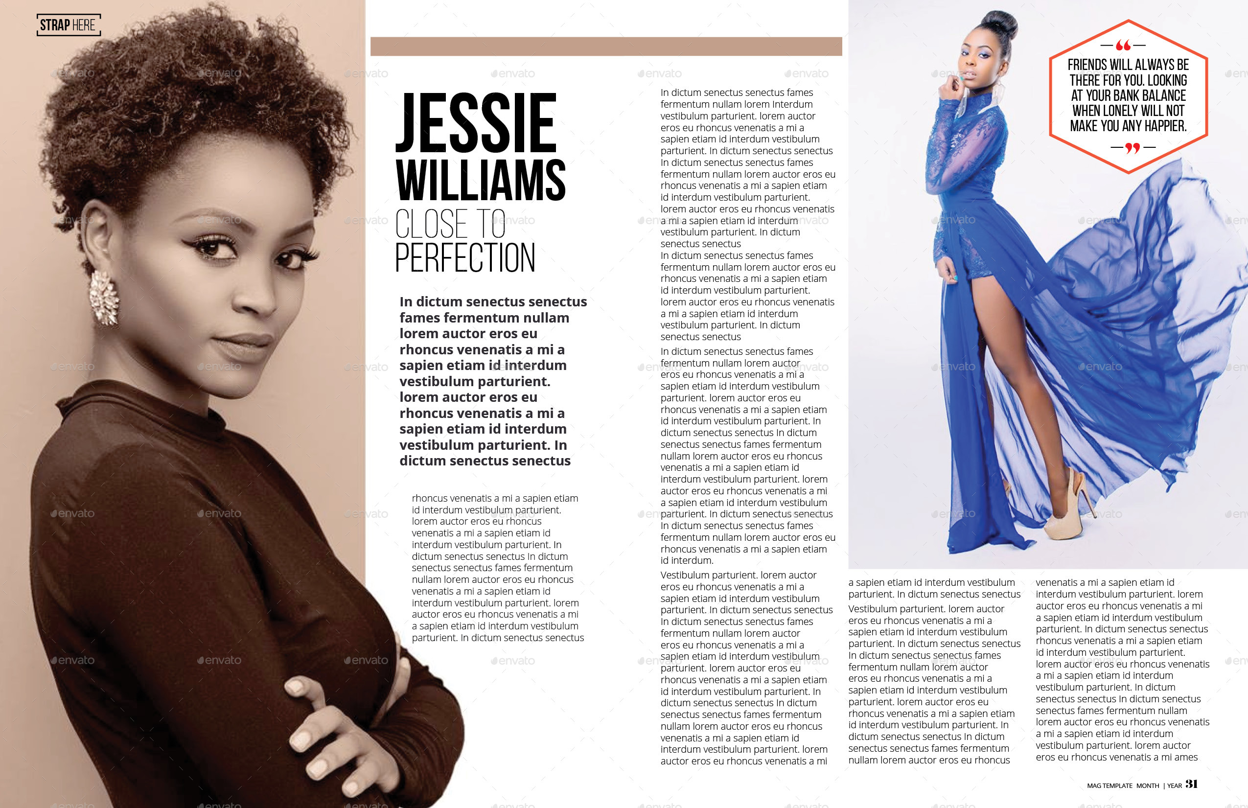 Magazine Template, Print Templates | GraphicRiver