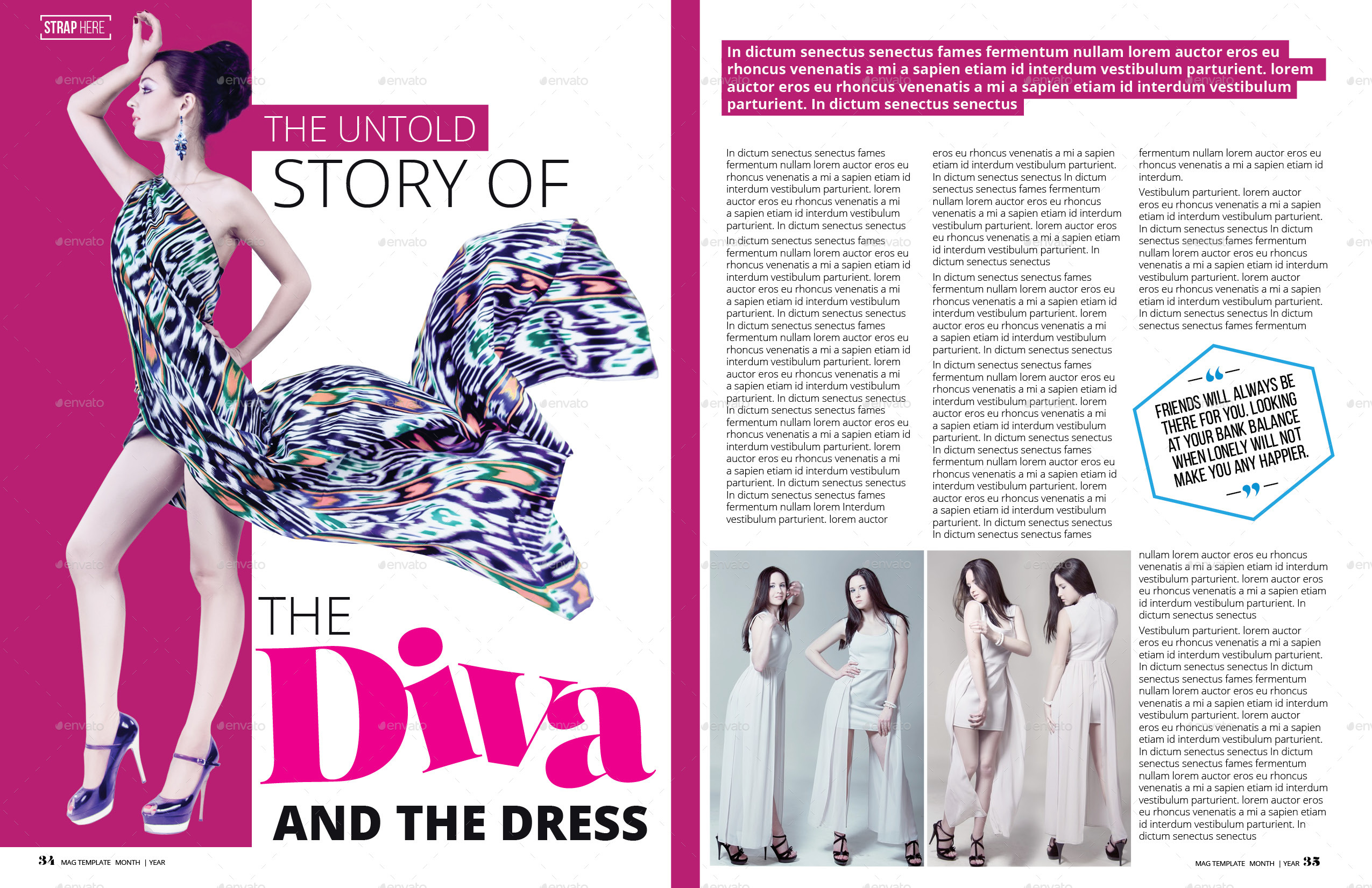 Magazine Template, Print Templates | GraphicRiver