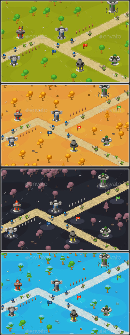 Tower Defense Set, Game Assets | GraphicRiver