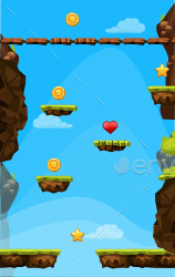 2d Grass Game Platformer Tilesets, Game Assets | GraphicRiver