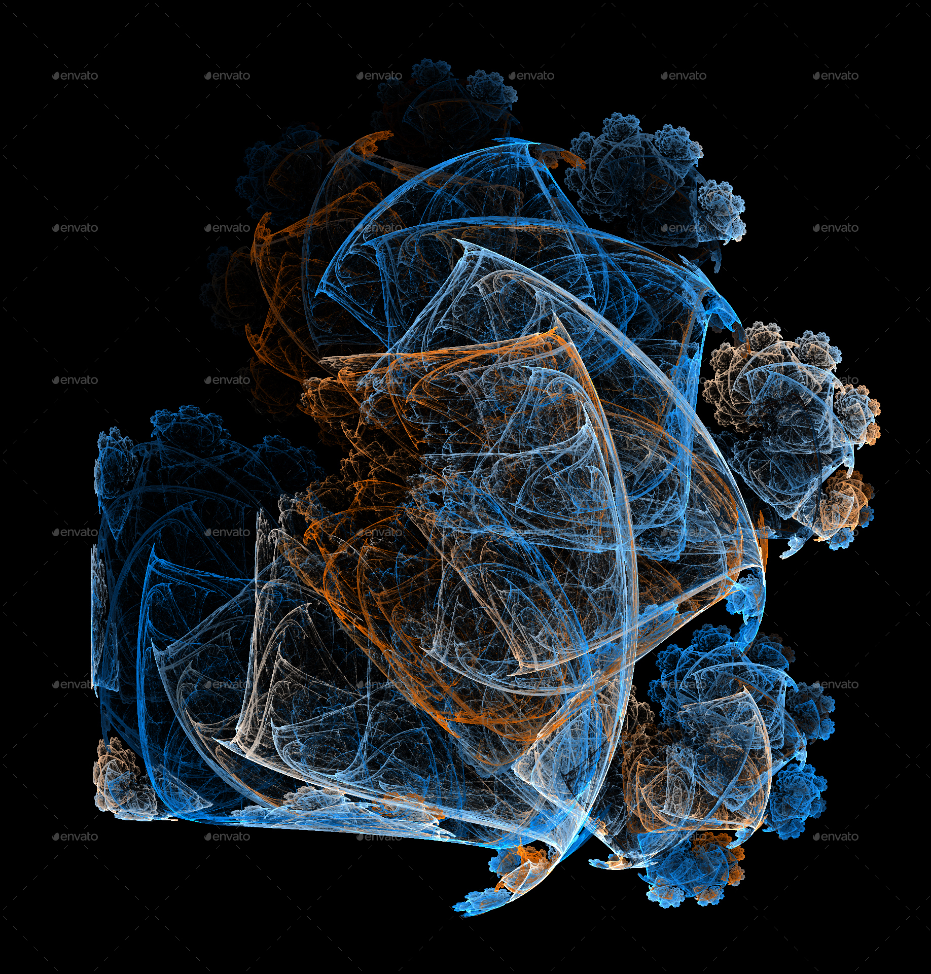 Abstract Fractal Renders by thetendollarstore | GraphicRiver