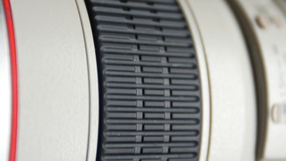 Wheel For Focus On Photocamera, Stock Footage | VideoHive