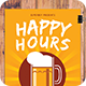 Happy Hour Beer Promo Flyer, Print Templates | GraphicRiver