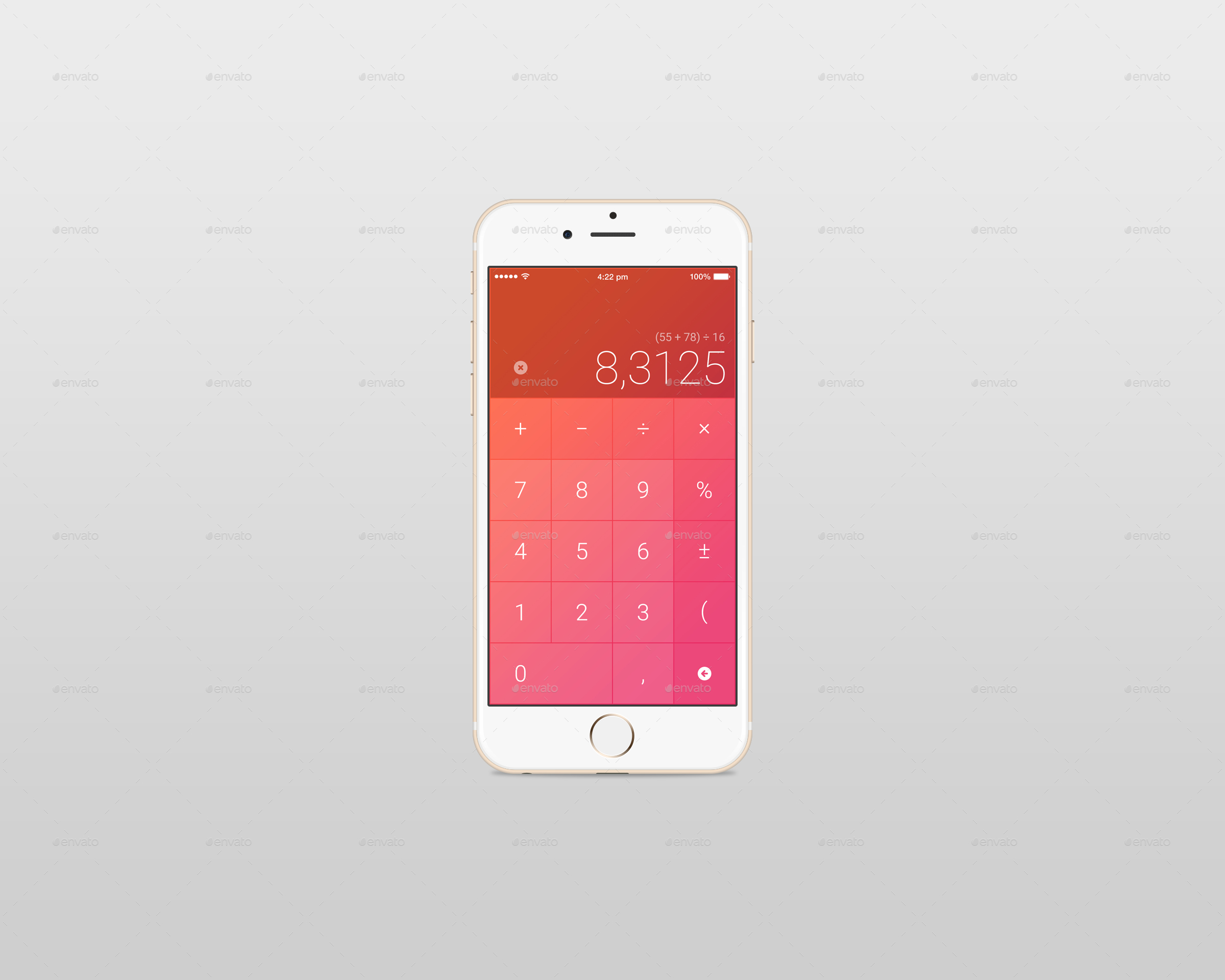 Calculator UI, Web Elements | GraphicRiver