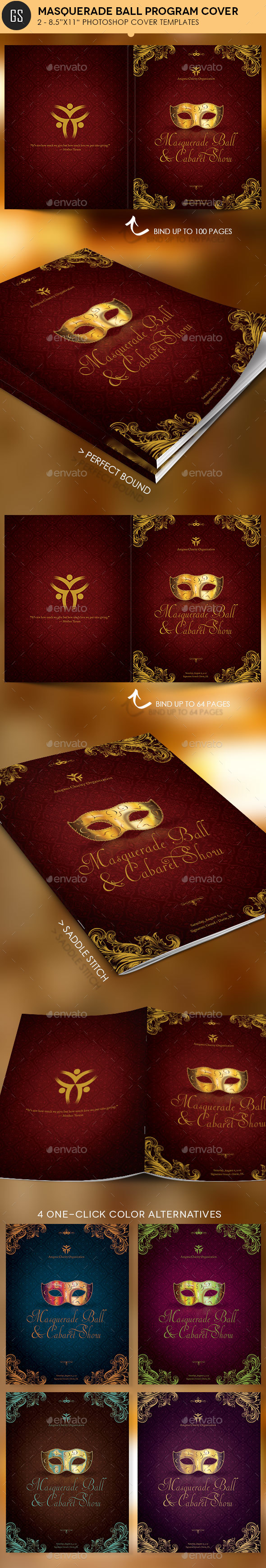 Glamour Funeral Program Template - Inspiks Market