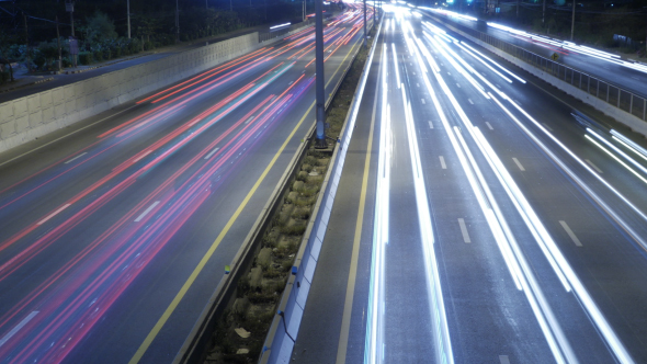 Light Line Traffic, Stock Footage | VideoHive