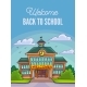 School Building Illustration For Banner Or Poster, Vectors | GraphicRiver