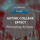 Gothic Collage Effect Photoshop Action Vol.3, Add-ons | GraphicRiver