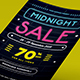Midnight Sale, Print Templates | GraphicRiver