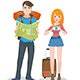 Travel Character, Vectors | GraphicRiver