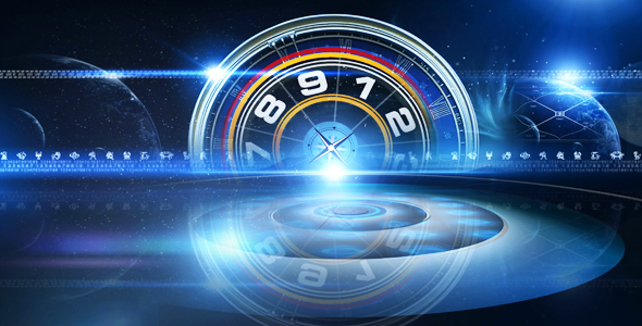 Zodiac Wheel with Astrology and Numerology Signs Virtualset, Motion ...