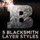 Blacksmith Layer Styles, Add-ons | GraphicRiver