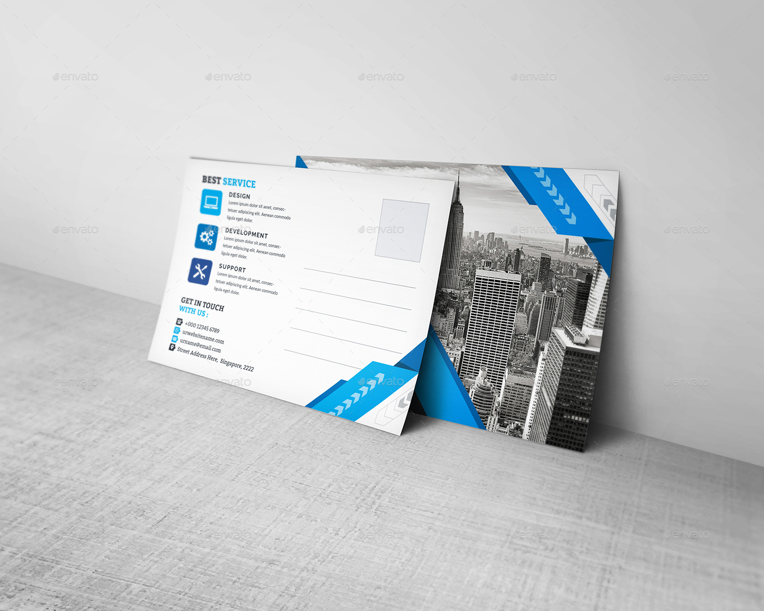 Postcard Template, Print Templates | GraphicRiver