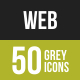 Web Greyscale Icons, Icons | GraphicRiver