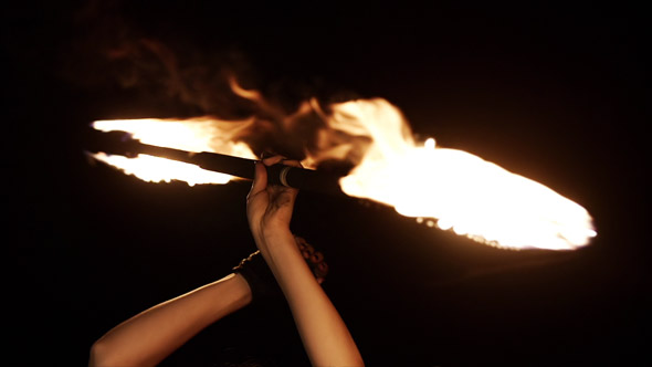 Fire Dance Performance 8, Stock Footage | VideoHive