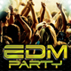 EDM Party Flyer, Print Templates | GraphicRiver