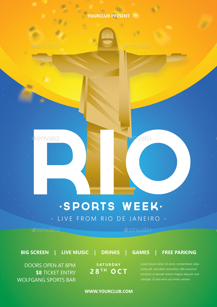Rio Sports Week by MONOGRPH | GraphicRiver