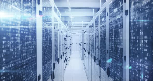 Data processing through data processing centre, Motion Graphics | VideoHive