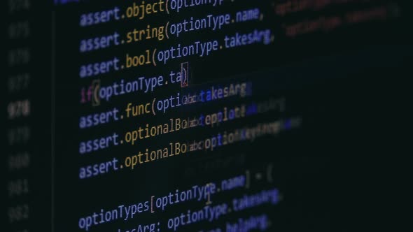 Writing Java Script Source Code Development, Stock Footage | VideoHive