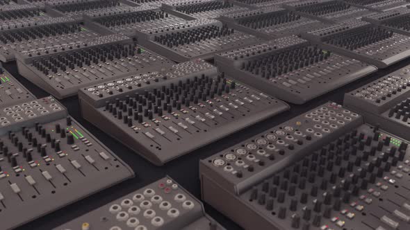 A Lot Of Soundboards In A Row 4k, Motion Graphics | VideoHive