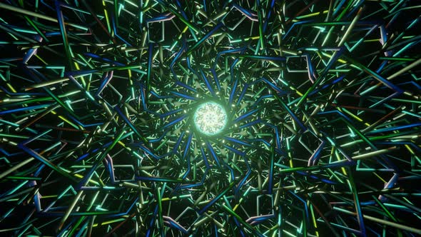 Strobe Psychedelic Kaleidoscope Patterns Animation Geometric Colorful ...