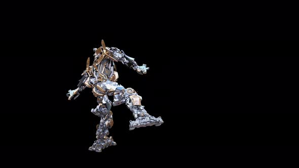 85 Robot Sword And Shield Slash 4K, Motion Graphics | VideoHive