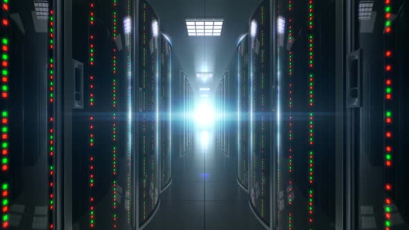 Animation of Inspection Equipment in Data Center, Motion Graphics ...