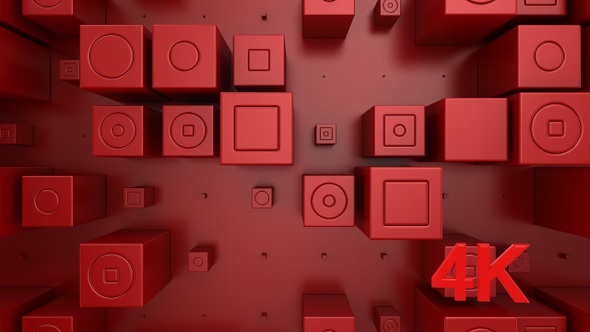 Background of Animated Cubes, Motion Graphics | VideoHive