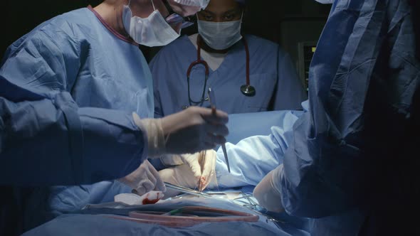 Surgeon Stitching Patient, Stock Footage | VideoHive