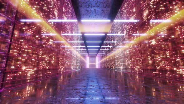 Server Room 4k, Motion Graphics | VideoHive