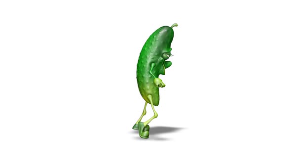 Fun Cucumber - 3D Cartoon Dance, Motion Graphics | VideoHive