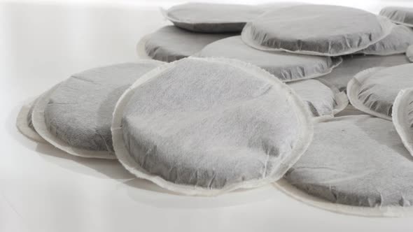 Paper coffee pods 4K slow tilt video, Stock Footage | VideoHive