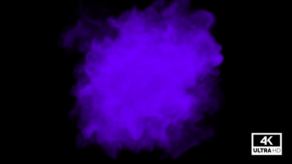 Purple Smoke Explosion, Motion Graphics | VideoHive