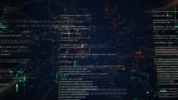 Hacker Text Background, Motion Graphics | VideoHive