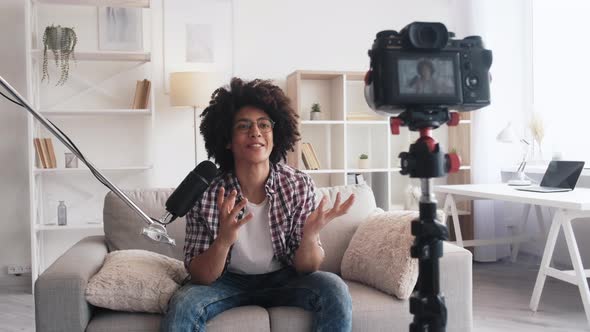 Vlogger Lifestyle Video Blog Arab Blogger Content, Stock Footage ...