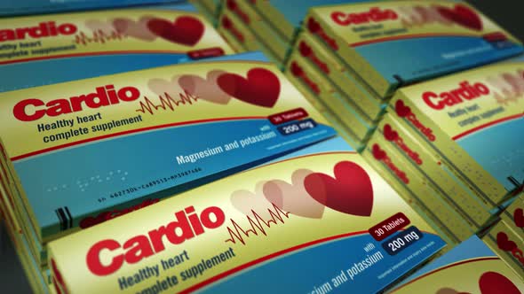 Cardio medicine tablets pack production line loopable seamless, Motion ...