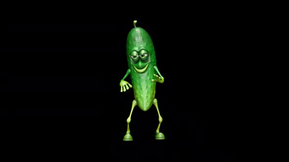 Fun Cucumber - 3D Dance Show, Motion Graphics | VideoHive
