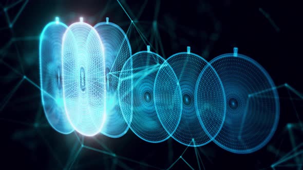 light diffuser hologram Close up 4k, Motion Graphics | VideoHive