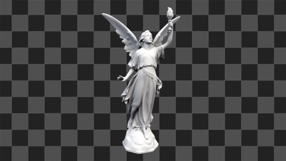 Angel Statue Rotation, Motion Graphics | VideoHive