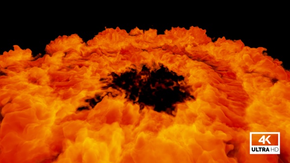 Bright Orange Smoke Shockwave Explosion, Motion Graphics | VideoHive