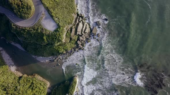 Coastal road aerial, Stock Footage | VideoHive