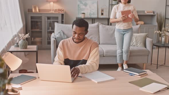 Married Couple at Home during Lockdown, Stock Footage | VideoHive
