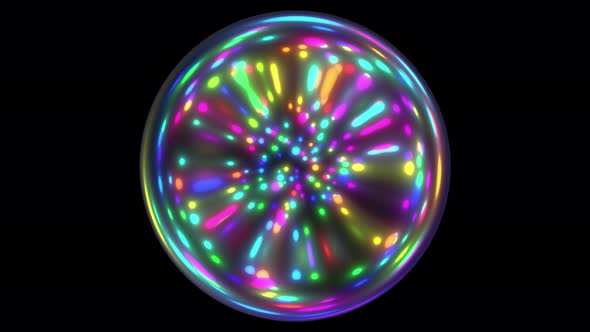 Shining Colorful Light Ball Overlay, Motion Graphics | VideoHive
