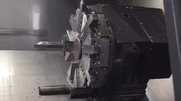 Turning Lathe in Action, Stock Footage | VideoHive